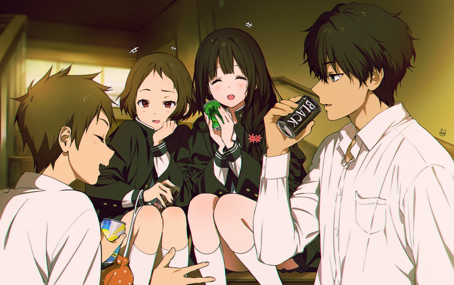 mery (yangmalgage) hyouka chitanda eru fukube satoshi ibara mayaka oreki houtarou seifuku ...